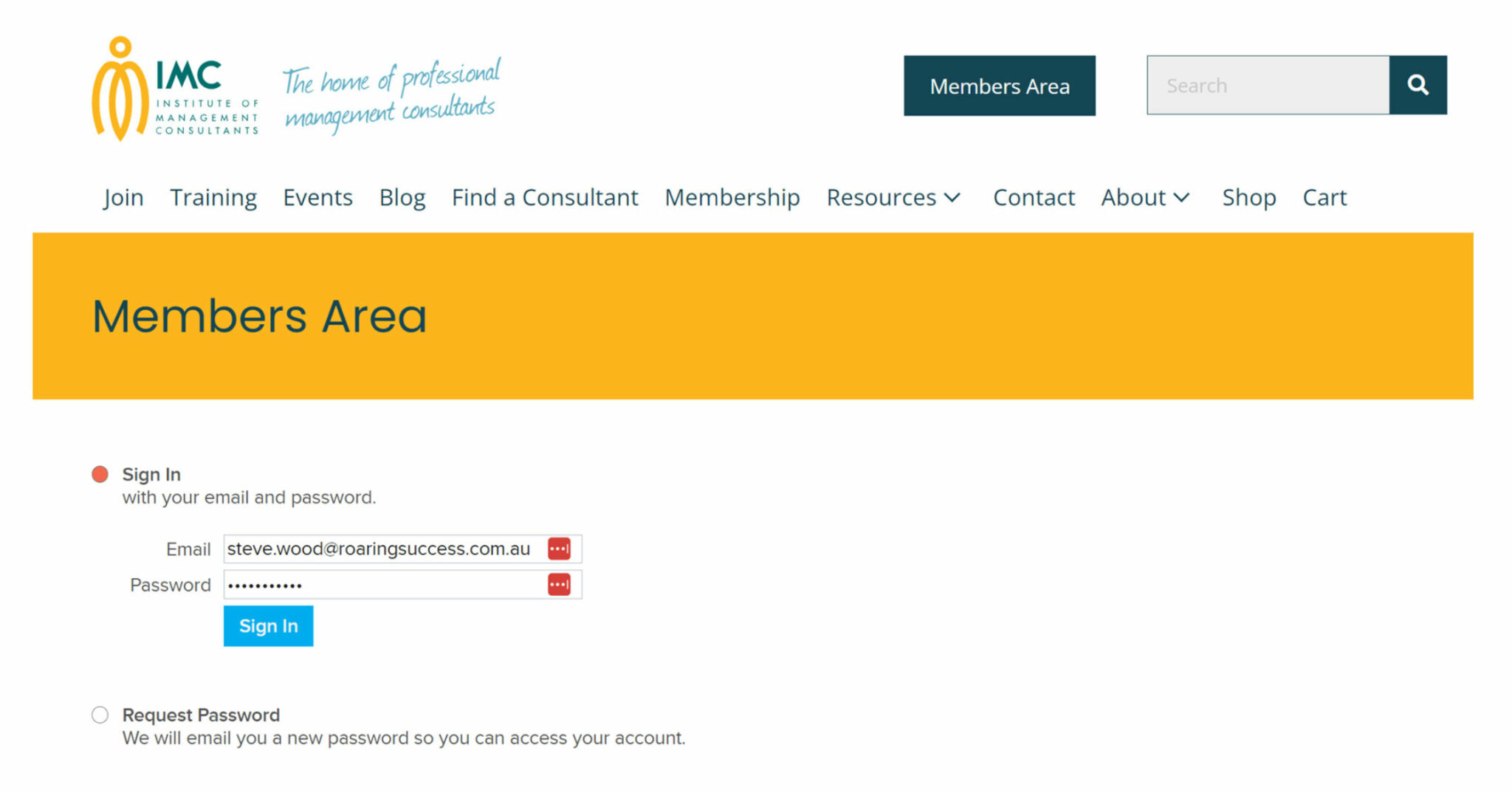 How to update your personal information - IMC Australia